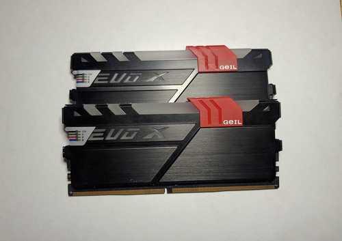 Оперативная память geil EVO-X DDR4-2400 2 X 16 GB