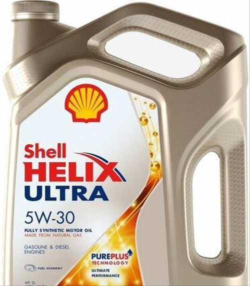 Масло моторное shell helix ultra 5w-30