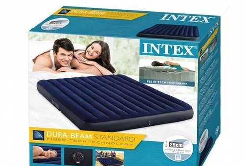 Матрас надувной Intex 203х183х25см (2-х местный)