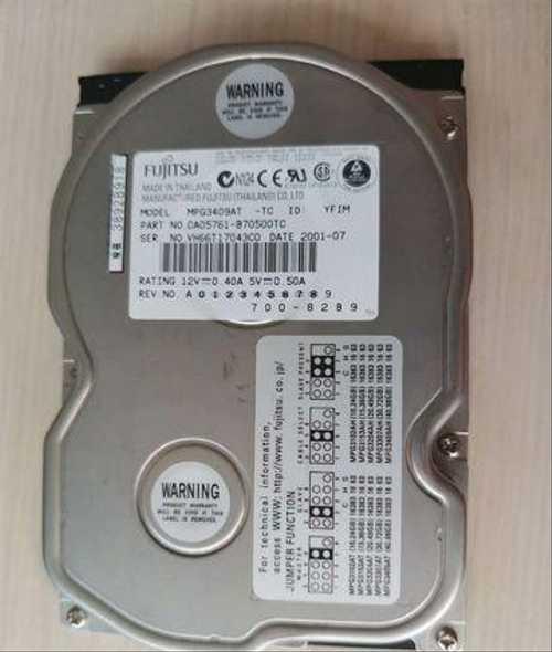 HDD IDE 3,5" Fujitsu MPG3409AT 40Gb