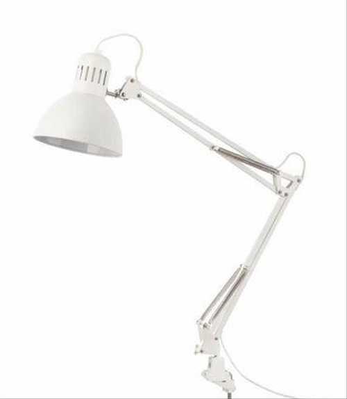 Настольная лампа IKEA белая терциал