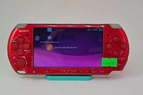 Sony PSP 3008 Slim Red S/N: AD0090826