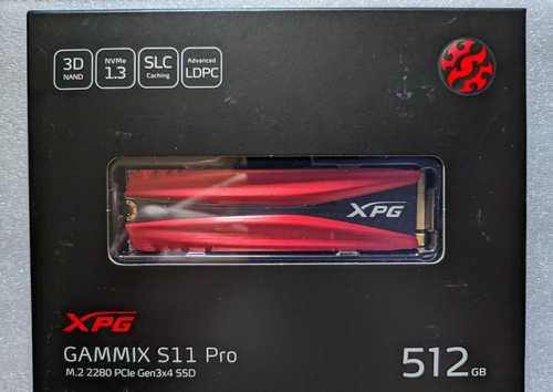 Новый 512 гб M.2 NVMe SSD adata XPG Gammix S11 Pro