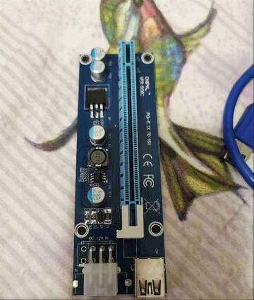 Райзер pci-e x16 x1 ver. 006c