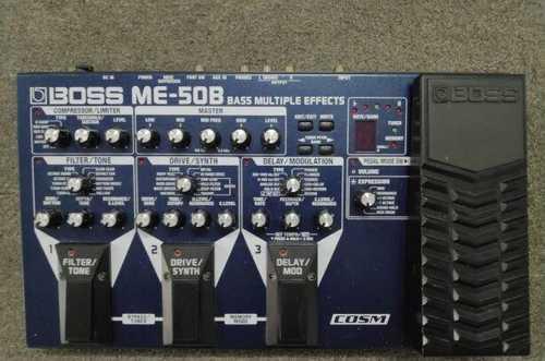 Процессор для бас гитары boss me 50b