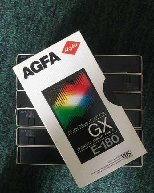 Видеокассета agfa VHS GX E-180