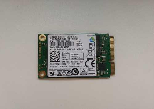 Жесткий диск SSD mSata Samsung PM871 256 Gb