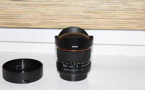 Samyang 8mm f/3.5 Canon EF-S (bower)