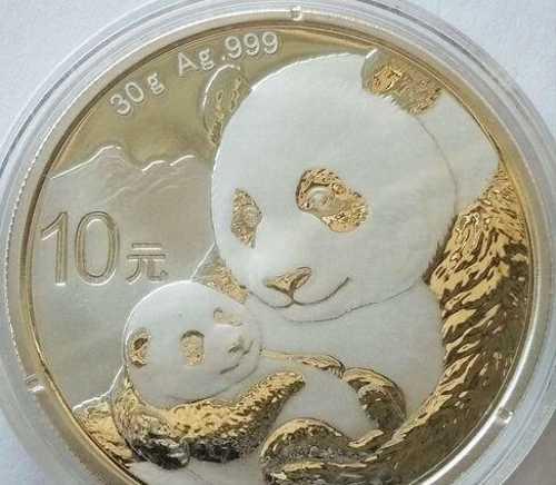 10 юаней Панда серебро