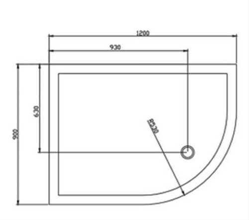 Новый акриловый поддон для душа | Festima.Ru - Мониторинг объявлений