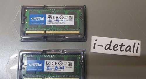 Модуль памяти crucial DDR3 4Gb 10600 новая