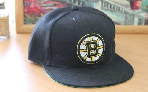 Кепка бейсболка снэпбэк NHL Boston Bruins black