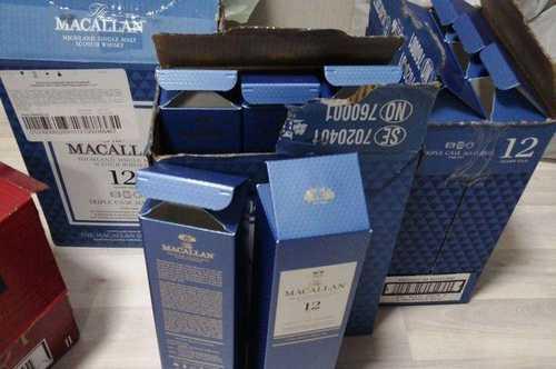 Коробка виски Macallan за 18штук
