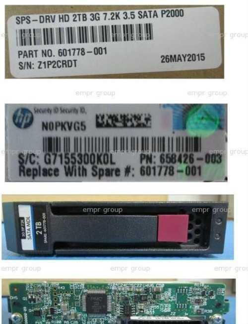 Жесткий диск HP MSA 2Tb 601778-001 3.5