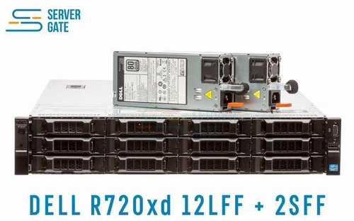 Сервер dell R720 12LFF 2SFF 2x E5-2667v2 384GB