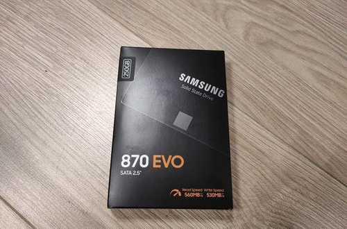 Лот на SSD Samsung sata3 250Gb 870 EVO MZ-77E250BW