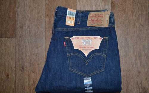 Джинсы Levis 501 W44 L32 Rinse