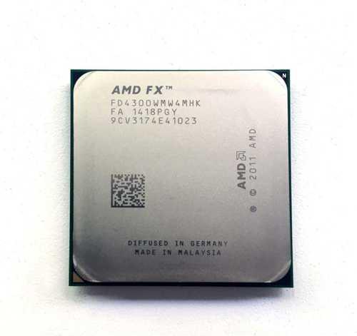 Amd fx 4300 характеристики. Процессор FX 4300 В разрезе. FX 4300 ножки.