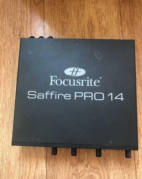 Звуковая карта focusrite saffire pro 14