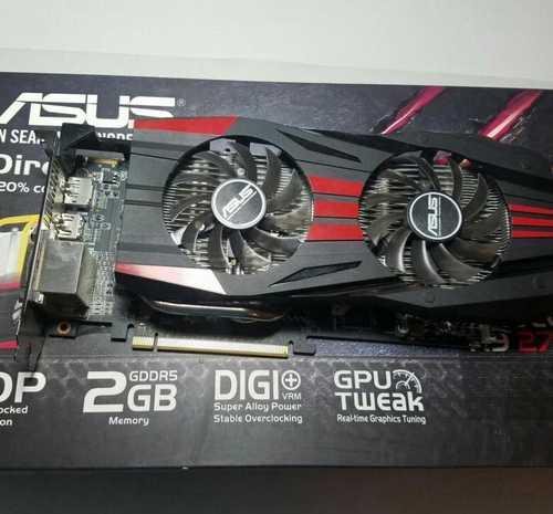 Видеокарта asus r9 270x 2gb