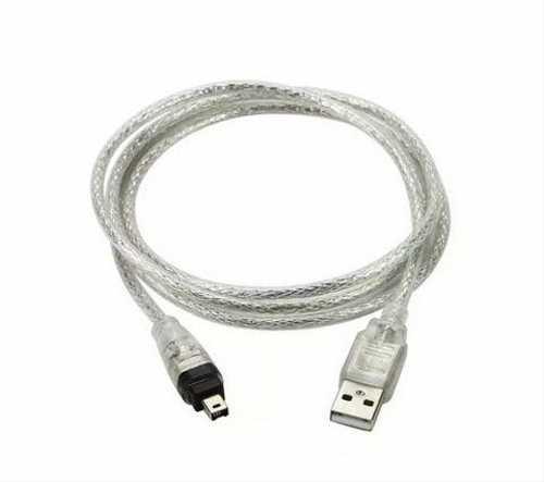 Кабель новый FireWire - USB / 4pin-USB 2.0 1,5м