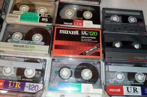 Аудиокассеты 120 минут Sony, TDK, Maxell, Axia, Da