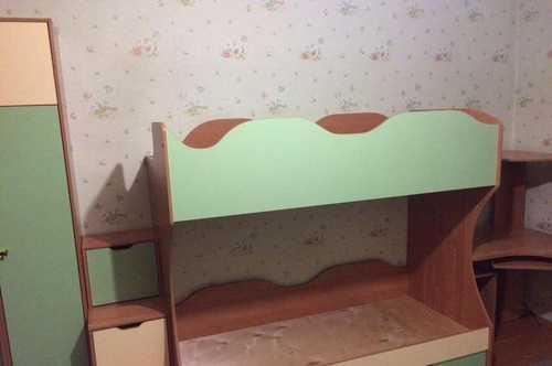 Кровать двухьярусная бу, детская мебель, детский г