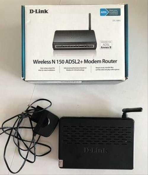 Роутер D-link wireless n150 adsl 2+