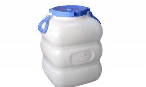 Бочка-фляга пластиковая