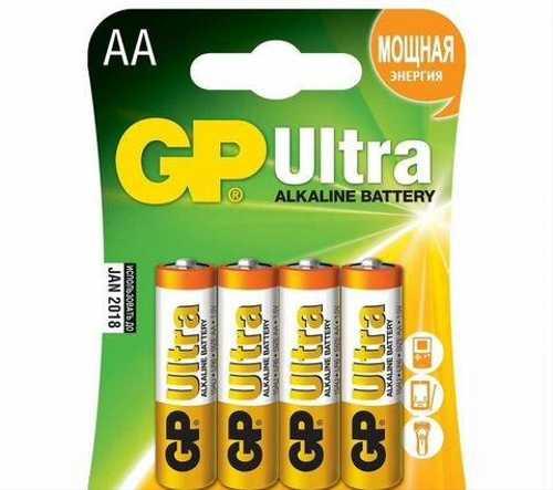 Батарейка GP Ultra, AA LR6 (4 штуки)