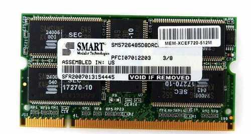 Модуль памяти Cisco MEM-xcef720-512M 512MB