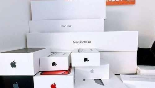 Коробки от iPhone, iPad, Apple Watch, MacBook
