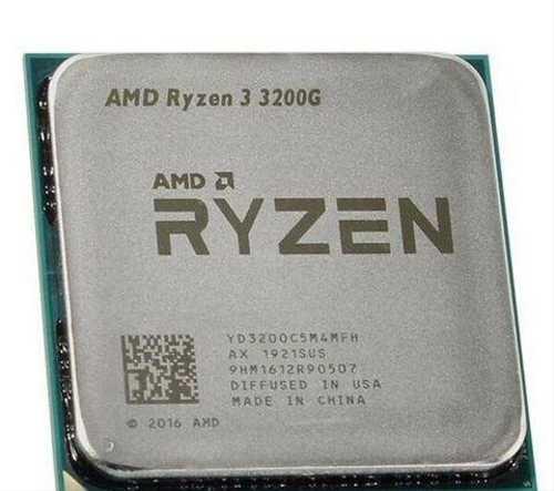 Процессор amd ryzen 3 2200g + материнская плата