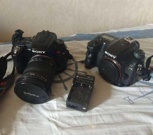 Зеркальный фотоаппарат sony ilca-77M2 + Sony 580 +