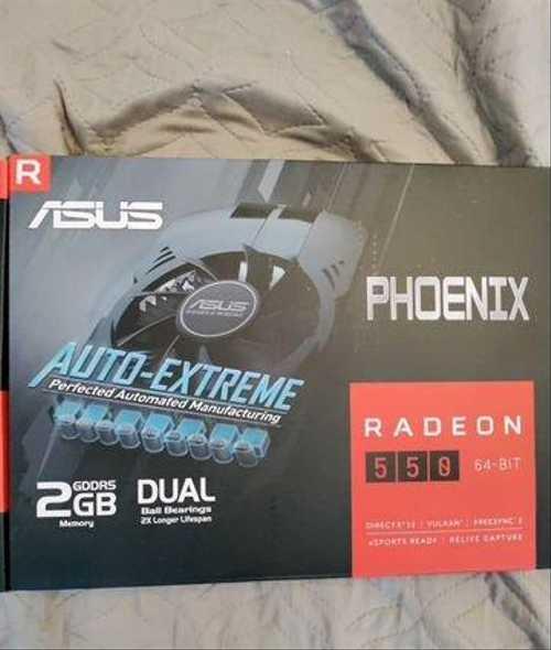 Видеокарта Radeon RX550 2g
