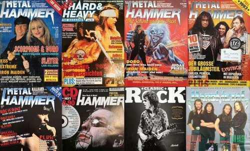 Журналы Metal Hammer, Classic Rock и др