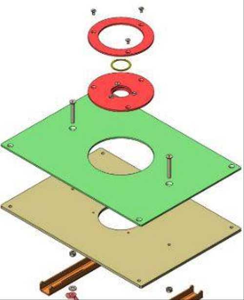 Площадка, вставка, пластина для фрезера