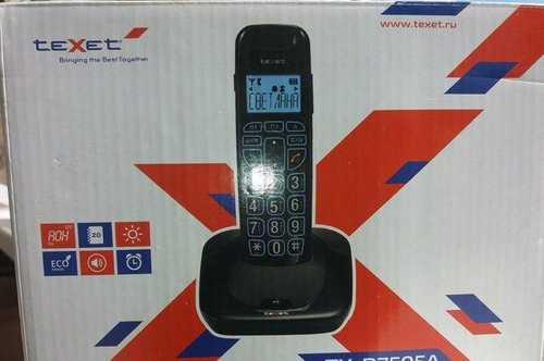 Бесшнуровой телефонный аппарат texet TX-D7505A