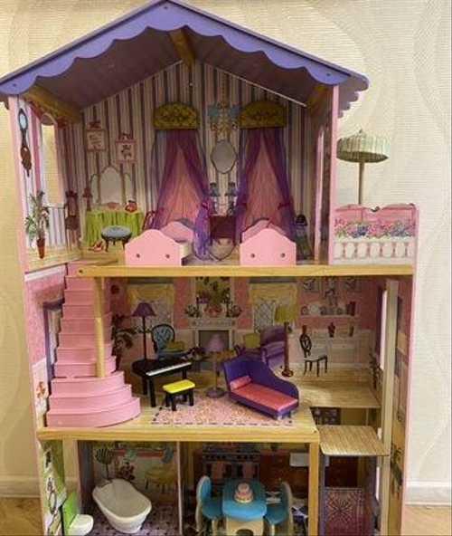 Кукольный домик kidkraft дом барби
