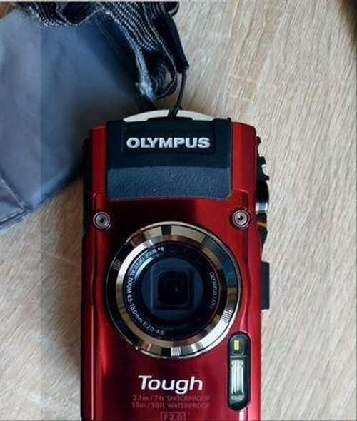 Фотоаппарат olympus Tough TG-6 красный