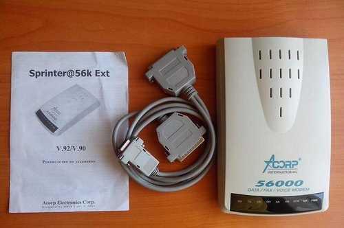 Факс-модем Acorp Sprinter56K Ext