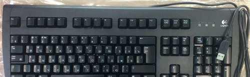 Клавиатура новая черная usb Logitech