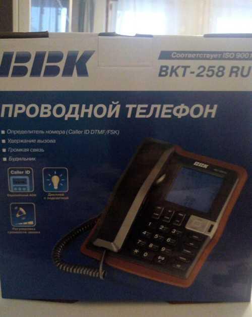 Телефон ввк-258 RU