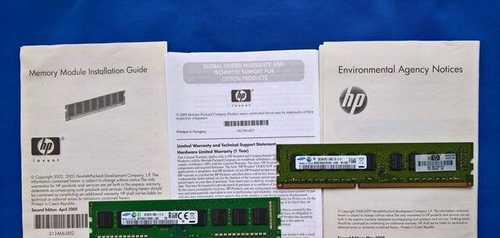 Samsung Hewlett Packard HP NEW 2GB 4GB RAM новая