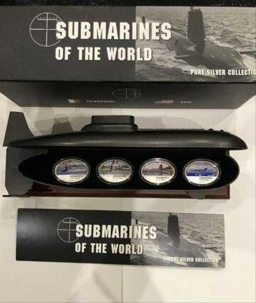 Набор монет "Подводные лодки мира"