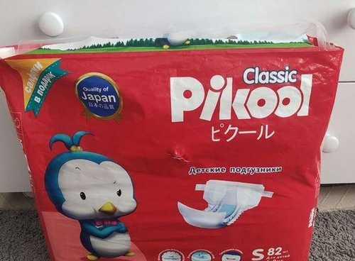 Подгузники Pikool classic s 4-9 кг