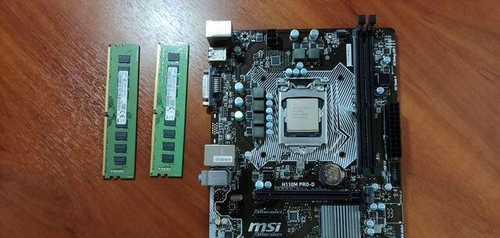 Комплект для PC Core i7-6700 MSI H110 8/16Gb Кулер