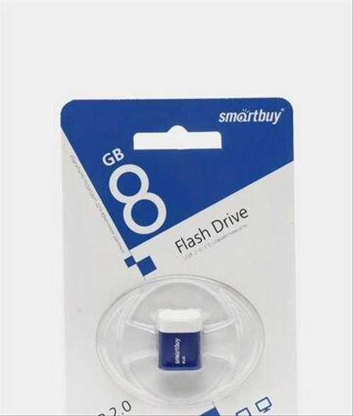 Флешка USB 8GB 2.0 SmartBuy lara White