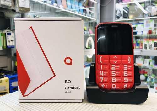 Телефон BQ Comfort BQ-2441(новый,красный)