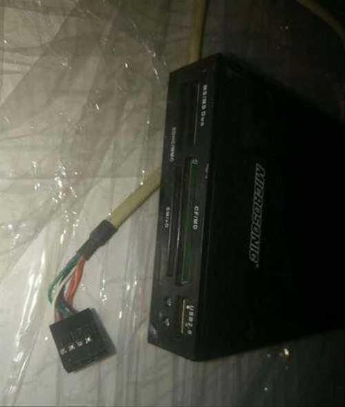 Картридер USB 9 pin, Microsonic CR09